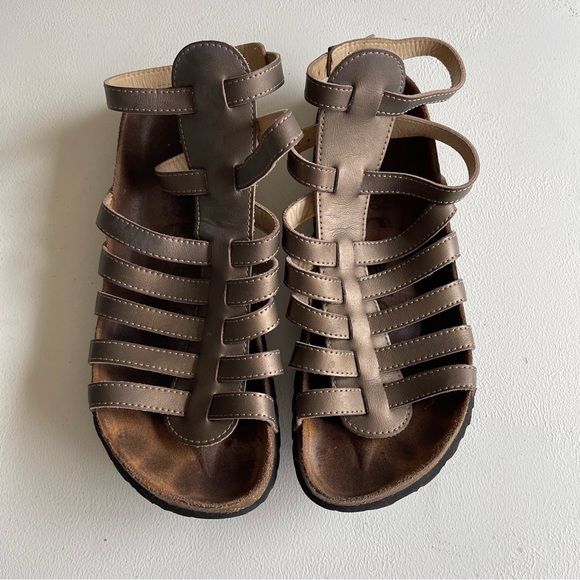 Birkenstock | Shoes | Betula By Birkenstock Gladiator Bronze Sandals ...